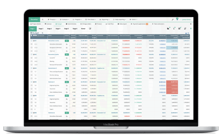 Automated Construction Budgeting & Forecasting | Bauwise